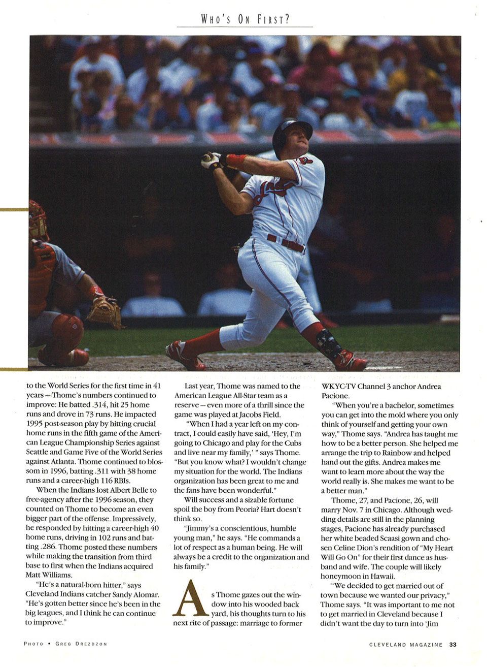 Who’s on First? – Linda Feagler